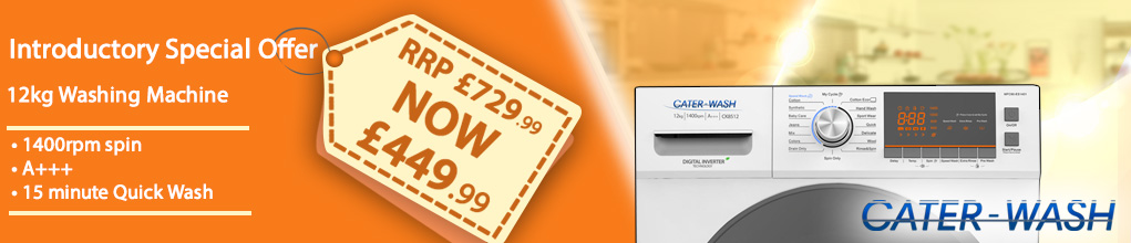 12kg Washing Machine | Cater-Wash CK8512 - 1400rpm - A+++
