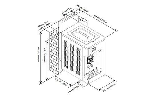 Carpigiani 191 K GSP Countertop Shake / Milkshake Machine