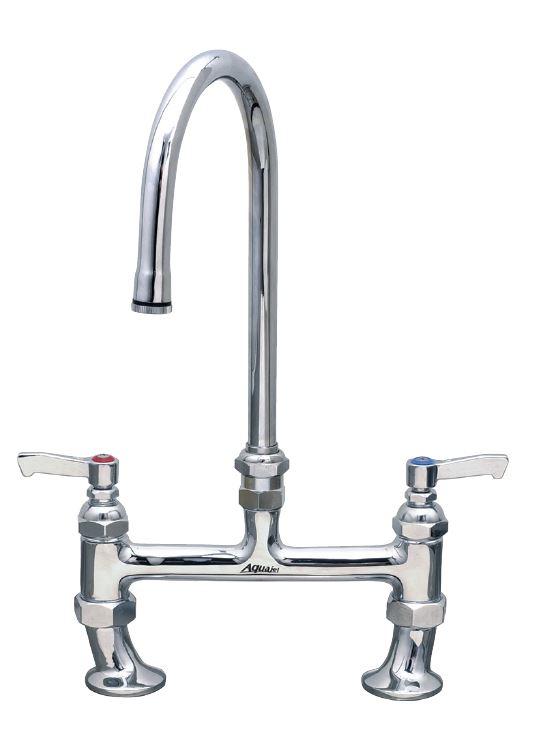 Mechline AquaJet AJ-B-3 Twin Pedestal, Twin Feed Commercial Tap