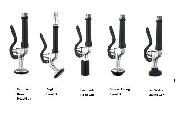 Mechline AquaJet AJPR40 Rear Mounted Pre-Rinse Spray Arm
