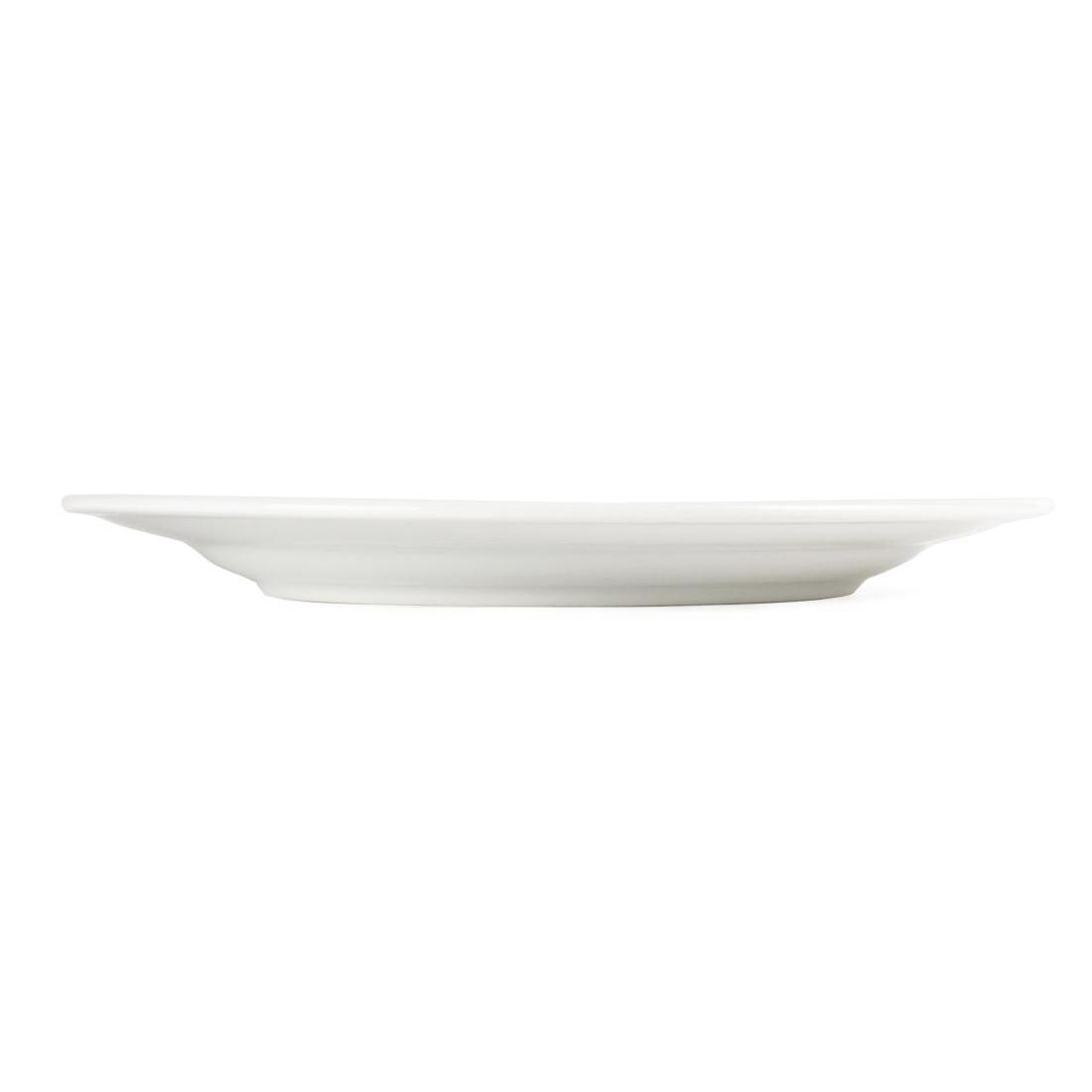Olympia Whiteware Narrow Rimmed plates 150mm