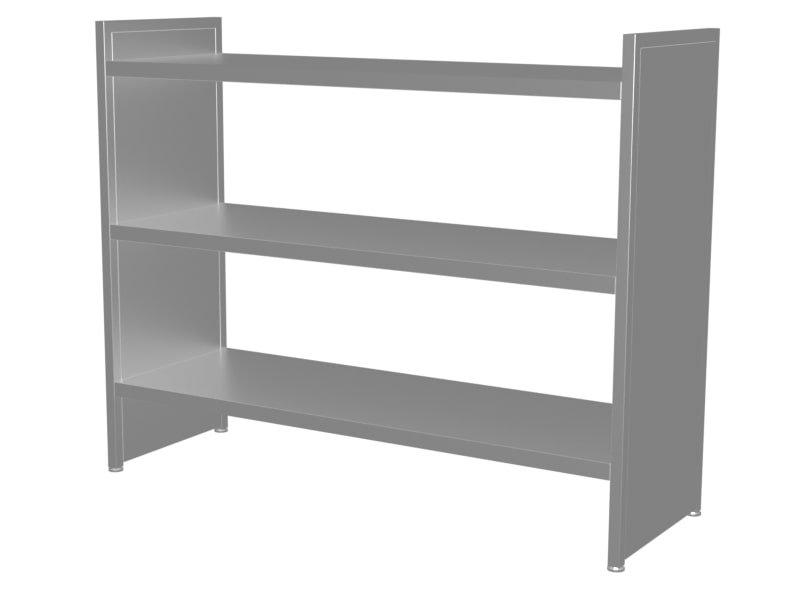 Cater-Fabs Stainless Steel 3 Tier Storage Racking - 400mm Deep