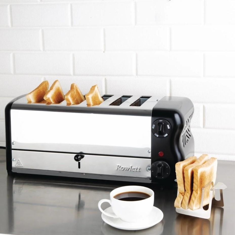 6-Slot Toaster - Rowlett Esprit - Jet Black - Caterkwik
