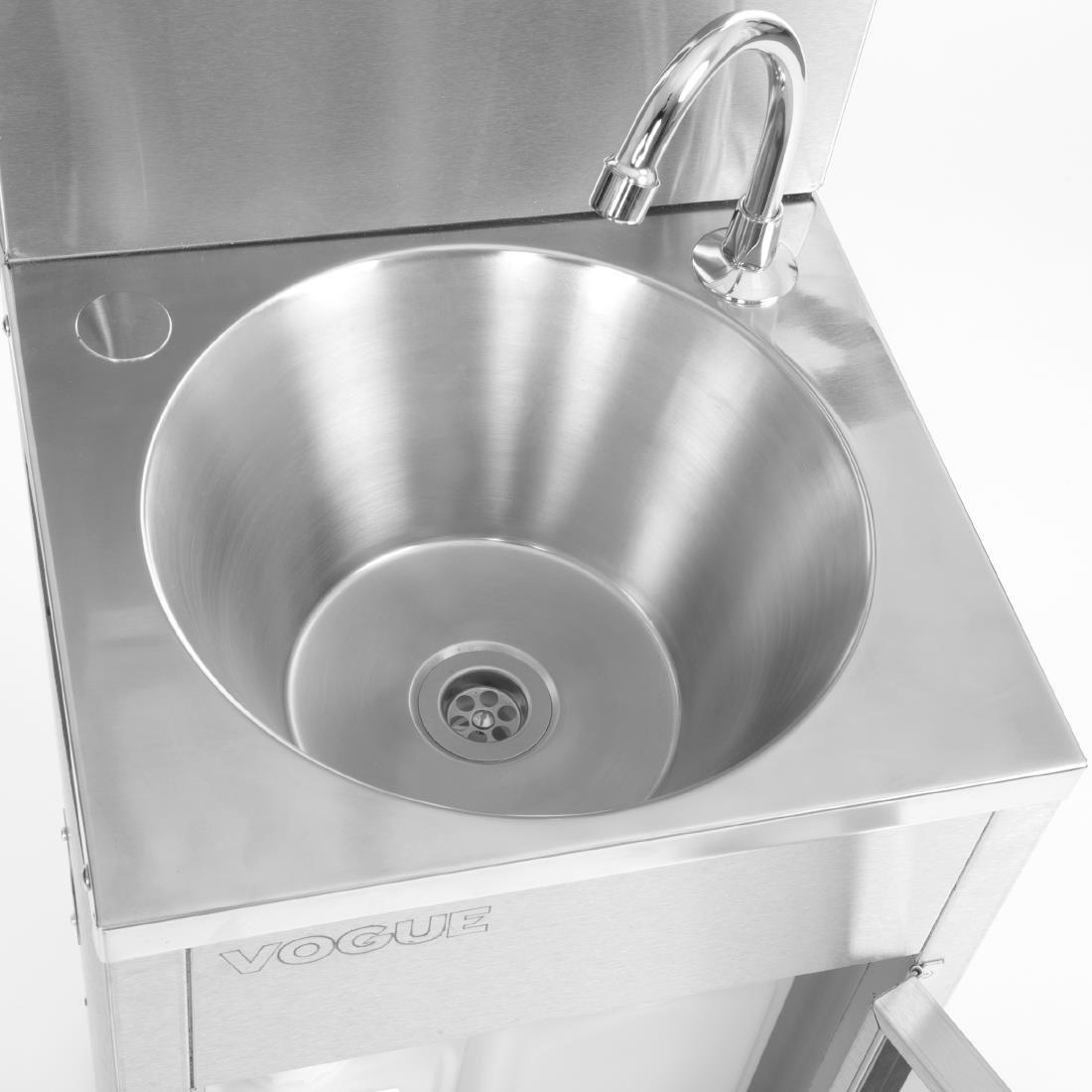 Vogue Stainless Steel Mobile Hand Wash Station | Caterkwik