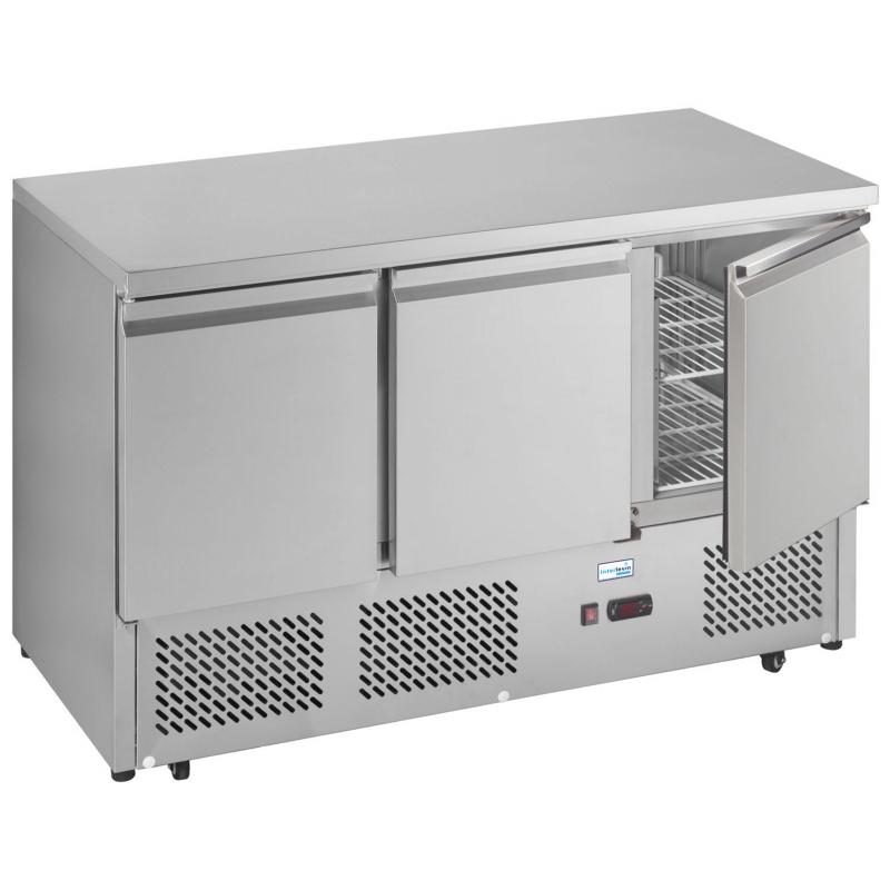 Interlevin ESL1365 - 3 Door Refrigerated Prep Counter