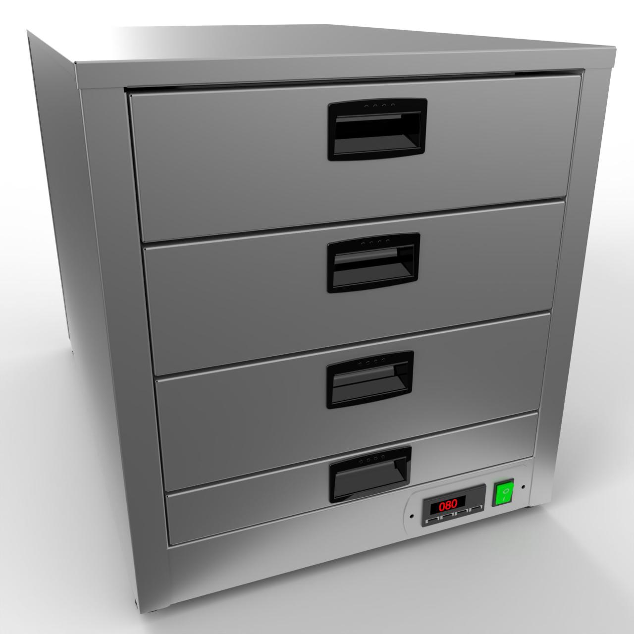 Food warming drawers