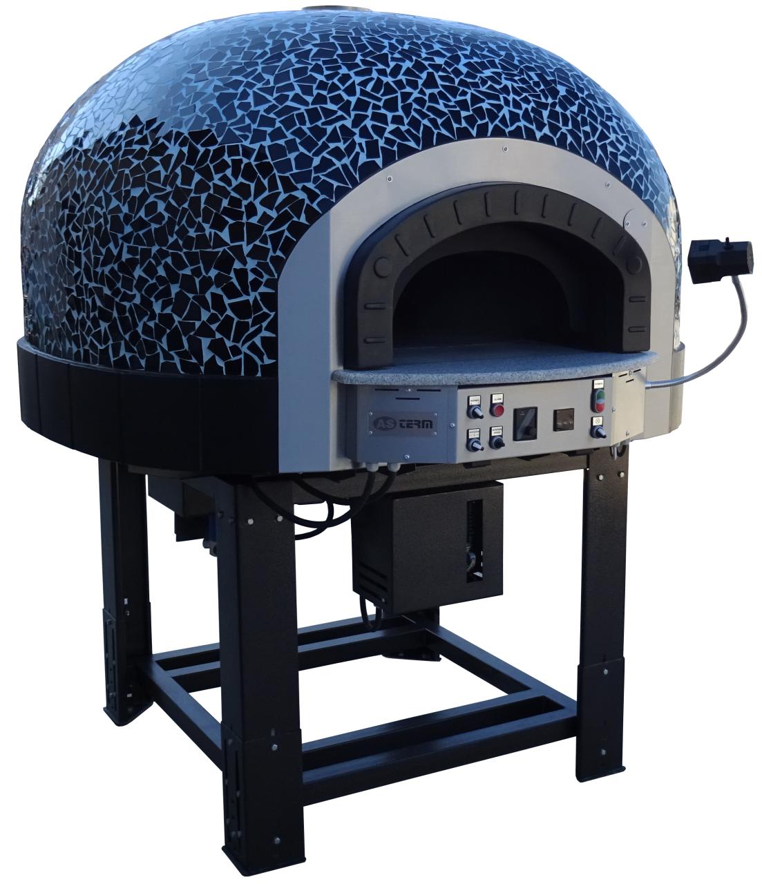 AS Term GR130K-BO Gas Fired Rotating Base Pizza Oven - 11 x 12" Pizza ...