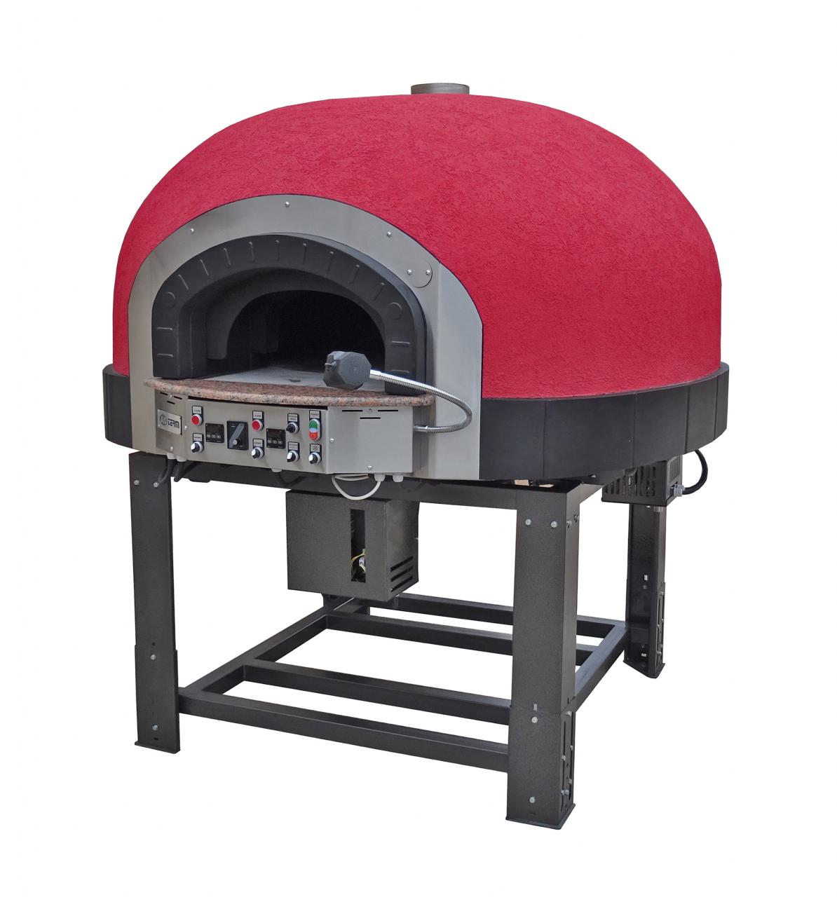 AS Term GR85K-BO Gas Fired Rotating Base Pizza Oven - 4 x 12" Pizza ...
