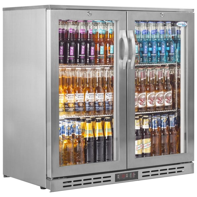 Interlevin PD20SS - Single Door Bottle Cooler - Stainless Steel