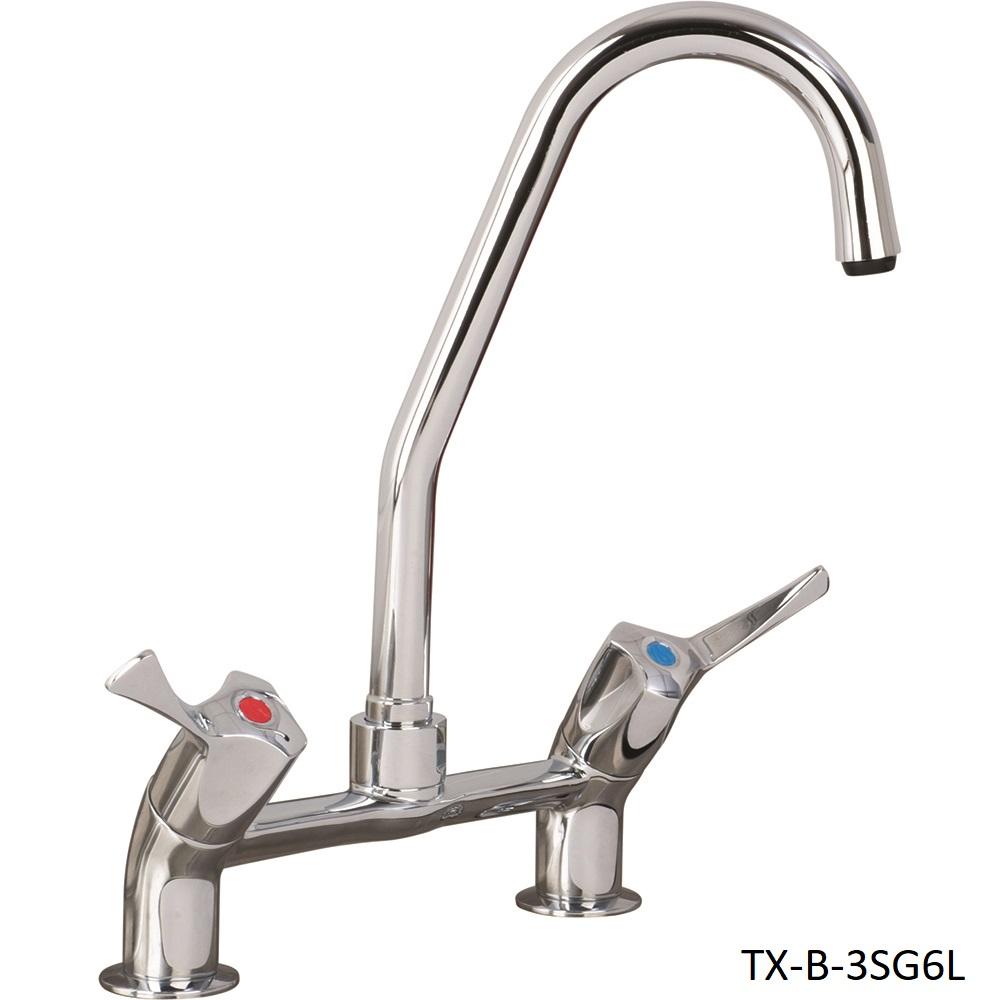 Mechline Aquatechnix Twin Block Commercial Tap - Various Spout and Tap ...