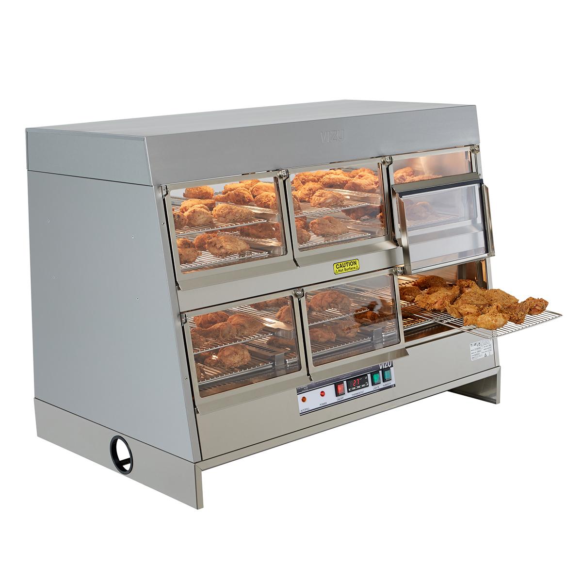 Large Passthrough Electric Heated Chicken Display - VIZU 1100