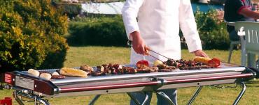 Cinders TG160 Classic Caterer Folding Professional Barbecue